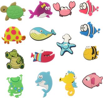 BESTONZON 15st&uuml;cke Teiliges K&uuml;hlschrankmagnet Cartoon-fischen Wei&szlig;e Whiteboard-Magnete Aus Gummi Kratzfest Vielseitig F&uuml;r K&uuml;che B&uuml;ro Unterricht Und Dekoration