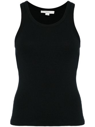 Vince débardeur en maille à design nervuré - Noir