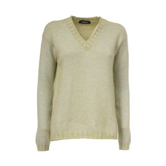 Gran Sasso Kaschmir-Mischpullover - - Knitwear - Damen - Gelb - S