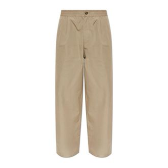 Emporio Armani Plissierte Hose - - Trousers - Herren - Beige - M