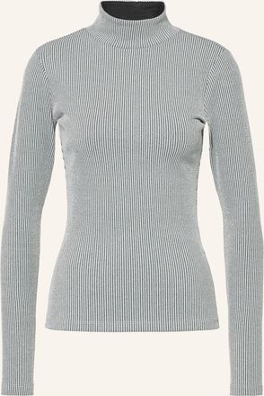 HUGO BOSS Hugo Longsleeve Drisila Mit Glitzergarn grau
