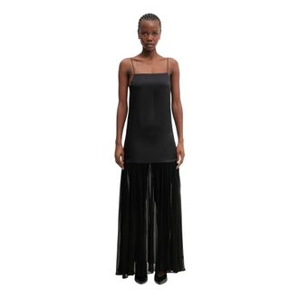 Anine Bing Robe Clementine - Femme - Robes - Noir - Taille: 36 FR
