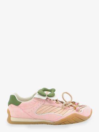 Fendi Fendi Wave Pulse suede sneakers with satin inserts - FENDI - gender_Woman