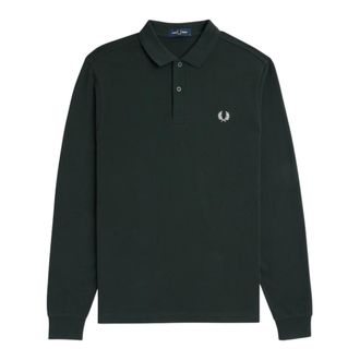 Fred Perry Klassisches gr&uuml;nes Polo-Shirt - - Tops - Herren - Gr&uuml;n - 2XL
