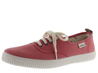 Victoria Damen Espadrilles 1066120-WOMEN Plimsoll 1915 MIT Lederriemen Coral 39
