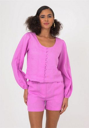 Freshlions Klassische Bluse Amara (1-tlg) im klassischen Design