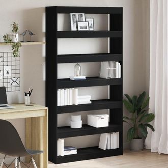 vidaXL Vidaxl - B&uuml;cherregal Schwarz Holzwerkstoff