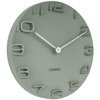 Karlsson Horloge Murale Sur Le Bd Vert