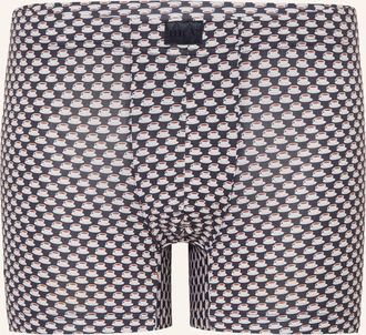 Mey Mey Boxershorts Serie Espresso Lovers blau