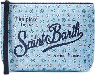 MC2 Saint Barth Femme, Sacs, Bleu, Taille: ONE Size Aline Clutch Bag