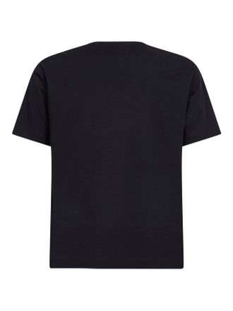 Dries Van Noten Mens T-Shirt Regular-Fit Black Cotton T-Shirts And Polos