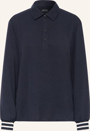Marc Cain Blusenshirt Im Materialmix blau