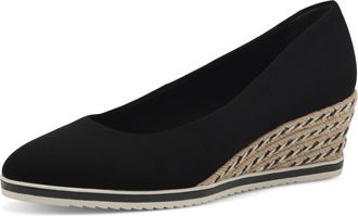 Tamaris Damen Klassische Ballerinas, Frauen Flats,Comfort Lining,TOUCHit-Fu&szlig;bett,Slip-ons,klassisch elegant,Ballerinen,Black,36 EU