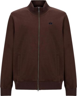 La Martina Dorian Full Zip Sweatshirt - - Sweatshirts & Hoodies - Herren - Braun - M