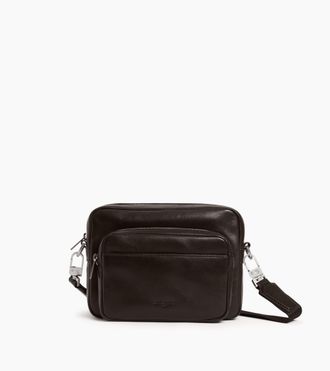 Le Tanneur Petit sac bandouli&egrave;re Marceau en cuir huil&eacute;