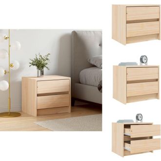 vidaXL Table de chevet 40x31x35,5 cm bois de pin massif - Table De Chevet - Meuble De Chambre - Armoire De Chevet - Table Nuit - Bois De Pin