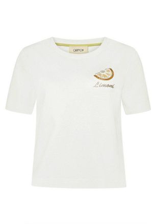 Cartoon Kurzarmshirt Damen mit Rundhalsausschnitt (1-tlg)