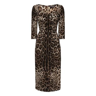 Dolce & Gabbana Damen, Kleider, Braun, MGr&ouml;&szlig;e