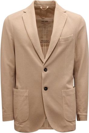 Circolo 1901 Homme, Vestes, Beige, Taille: 2XL Giacca Oxford Jacket