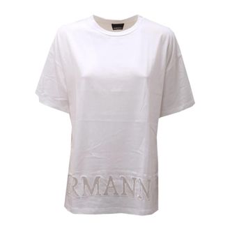 Ermanno Scervino Wei&szlig;es Baumwoll-T-Shirt - - Tops - Damen - Wei&szlig; - S