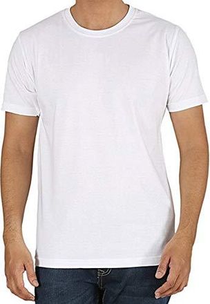Enrico Coveri Lot de 3 t-shirts en pur coton ras du cou (aussi grandes tailles) - Blanc - Large