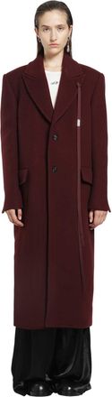 Ann Demeulemeester Aldina Beaver Wool Coat