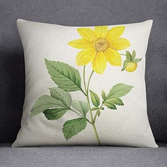 Bonamaison Le Jardin du Lin Kissenh&uuml;llen, Cotton, Mehrfarbig, 45x45