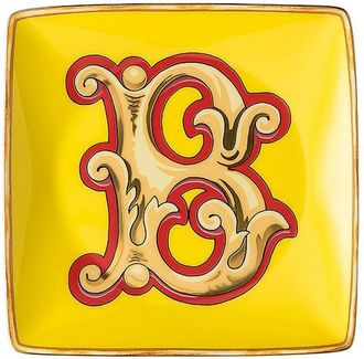 Versace by Rosenthal - Schale, Teller, Schälchen - Holiday Alphabet - B - 12 x 12 cm - Porzellan