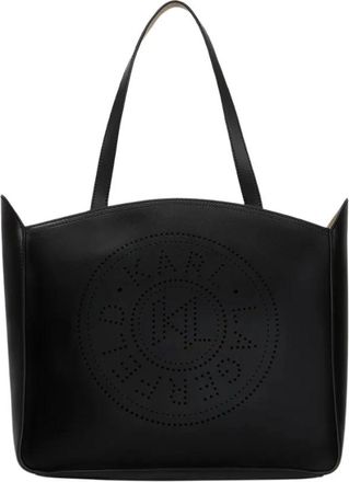 Karl Lagerfeld Femme, Sacs, Noir, Taille: ONE Size K/Circle Tote