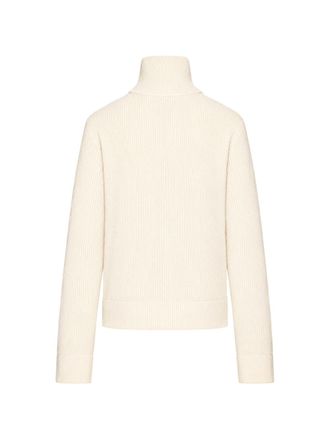 Maison Margiela Ribbed Wool Cardigan - Cream