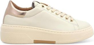 Melluso Baskets Femme en Cuir Beige 034372 36
