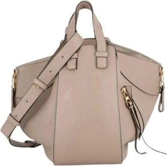 Loewe Sac &agrave; main Hammock Pre-owned - Femme - Pre-owned - Beige - Taille: ONE Size