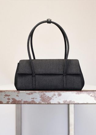 Mango Sac port&eacute; &eacute;paule denim bleu fonc&eacute; - Femme - Taille unique - MANGO