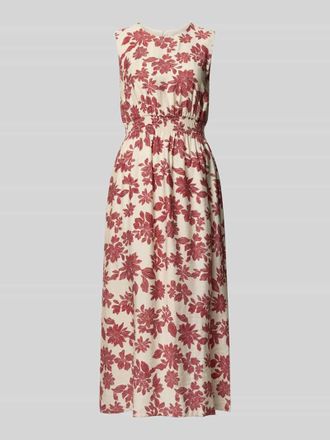 Moss Copenhagen Midikleid aus Viskose-Mix im Allover-Look Modell Vildana