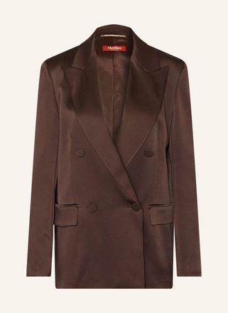 Max Mara Max Mara Studio Satinblazer Arca braun