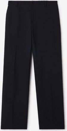 Burberry Pantalon de costume en coton et lin, Size: 46