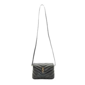 Saint Laurent Sac bandouli&egrave;re matelass&eacute; Toy Loulou Pre-owned - Femme - Pre-owned - Noir - Taille: ONE Size