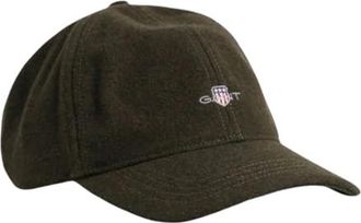 GANT Shield Melton Cap Casquette de Baseball, Dark Sage, Taille Unique Mixte