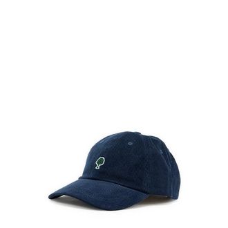 Faguo Casquette &agrave; logo en velours c&ocirc;tel&eacute; de coton