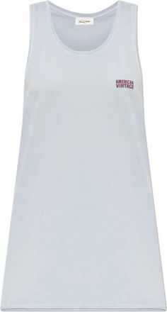 American Vintage Femme, Tops, Bleu, Taille: 40 FR Pymaz Tank Top