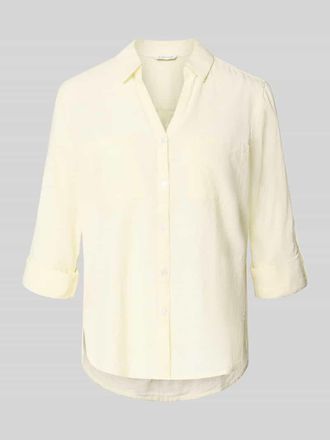 Tom Tailor Regular Fit Hemdbluse aus reiner Baumwolle