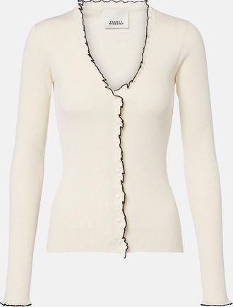 Isabel Marant Cardigan Izae aus Seide und Baumwolle