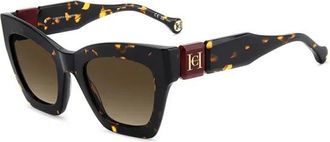 Carolina Herrera Femme, Accessoires, Brun, Taille: 52 MM Lunettes de soleil