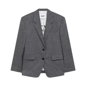 Msgm Blazerjacke - - Jackets - Damen - Grau - M