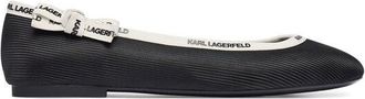 Karl Lagerfeld Ballerinas Karo KL40129 Schwarz