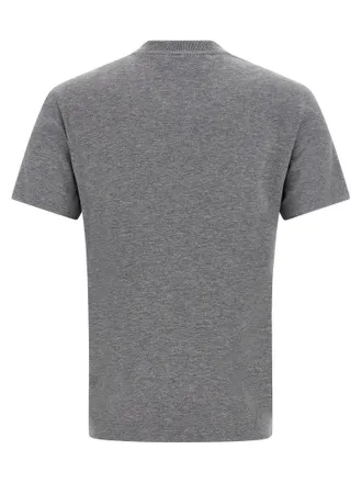 Fendi Logo-Print Jersey T-shirt - Grey