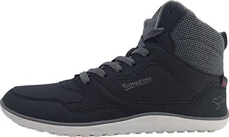 Kangaroos Damen K-BF Sleet Mid Sneaker, Raven/Steel Grey, 37 EU