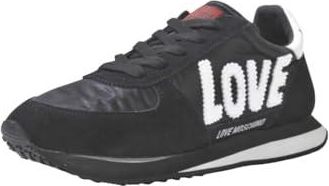 Love Moschino Femme Nuova pre-Collezione Primavera Estate 2022 Chaussure de Piste dathltisme, Noir, 39 EU