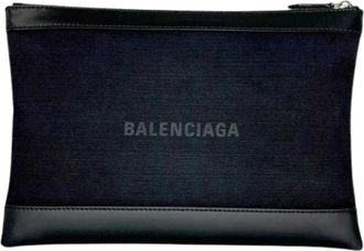 Balenciaga Sac pochette vintage Pre-owned - Homme - Pre-owned - Bleu - Taille: ONE Size