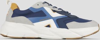 Alexander Smith Horizon Man in blue with grey suede and rip-stop inserts